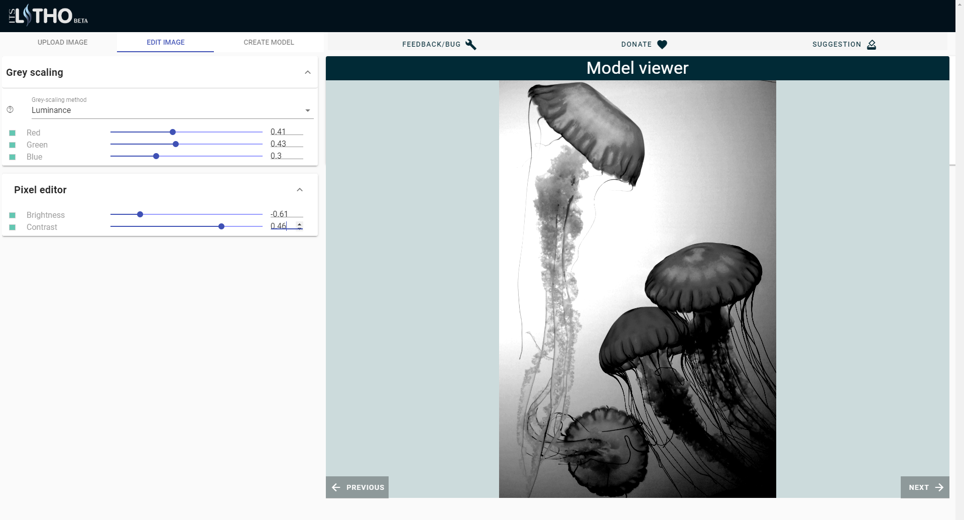 Itslitho lithophane maker features • How it works • ItsLitho