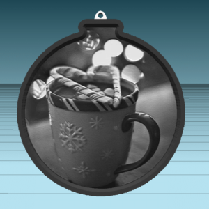 3D Printed Christmas Decoration Lithophanes • ItsLitho