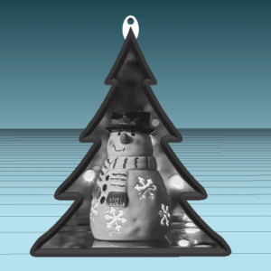 3D Printed Christmas Decoration Lithophanes • ItsLitho