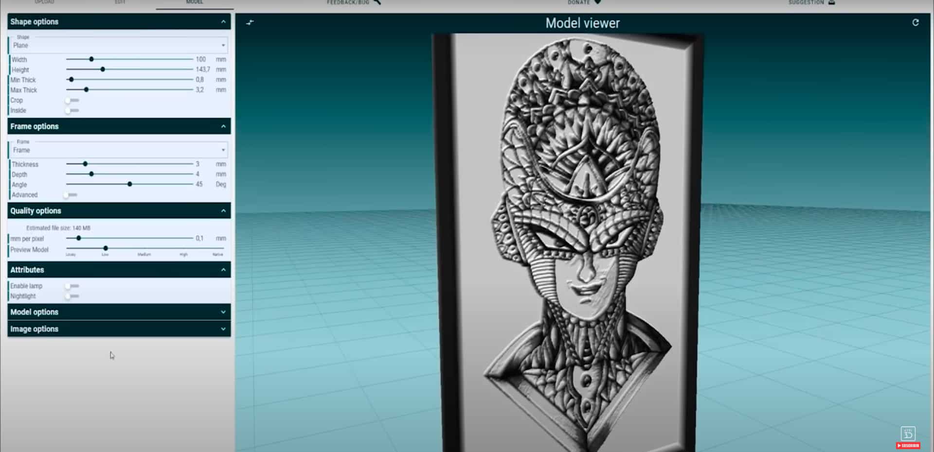 Turn an Image into a Cool 3D Model - (No Lithophane) • ItsLitho